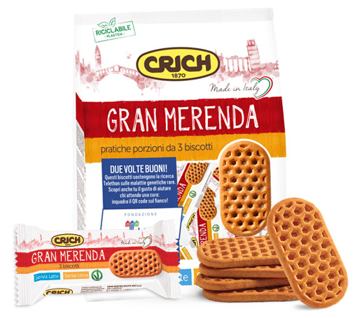 GRAN MERENDA 500g - Crich Biscotti, Wafers, Crackers, snack e salatini